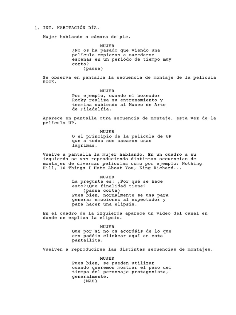 El Arte de las Secuencias de Montaje | PDF