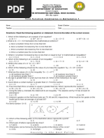 2nd Quarter Exam MATH 7 | PDF | Numbers | Rational Number