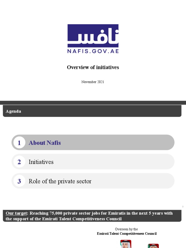 UAE - Nafis Overview v2 | PDF | Salary | Employment