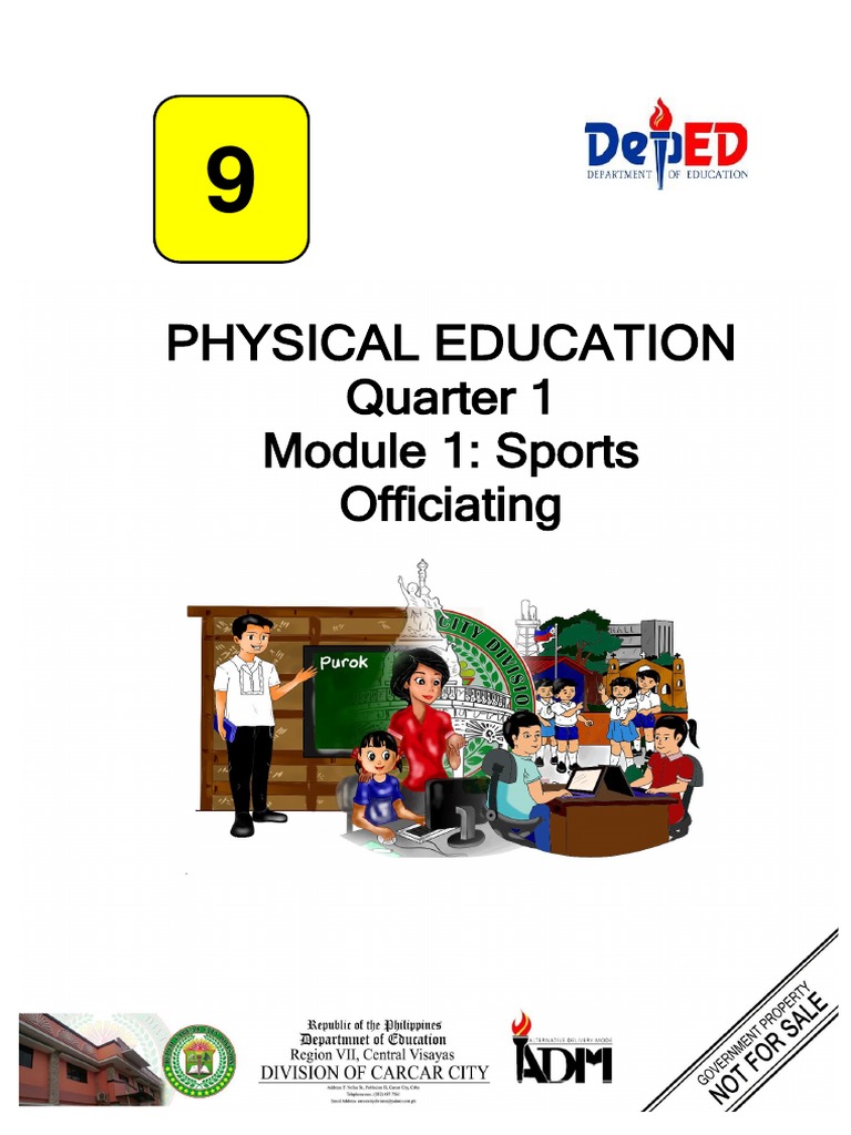 MAPEH 9 PE9 Q1 Module 1 v.01 CC | PDF | Knee | Clinical Medicine