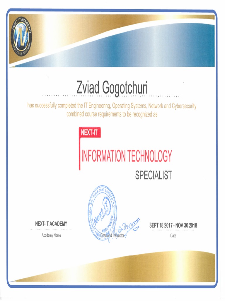 Information Technology Specialist-1 | PDF