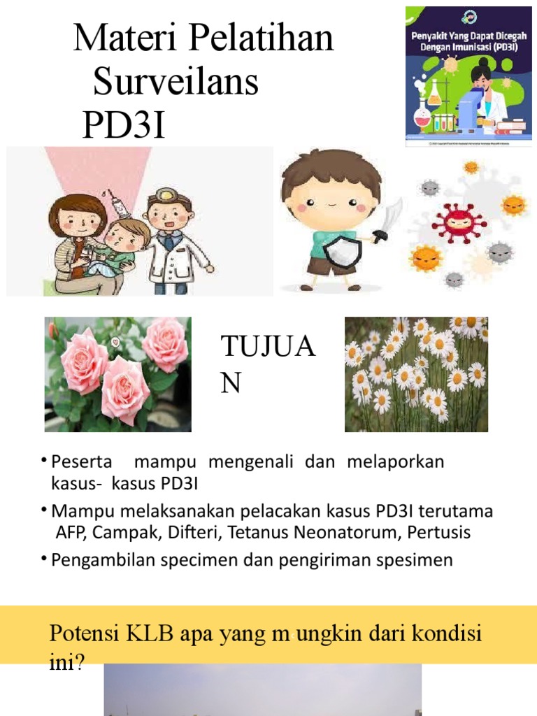 10 Agt - Materi Surveilans Pd3i - Webinar Sosialisasi Surv Pd3i | PDF