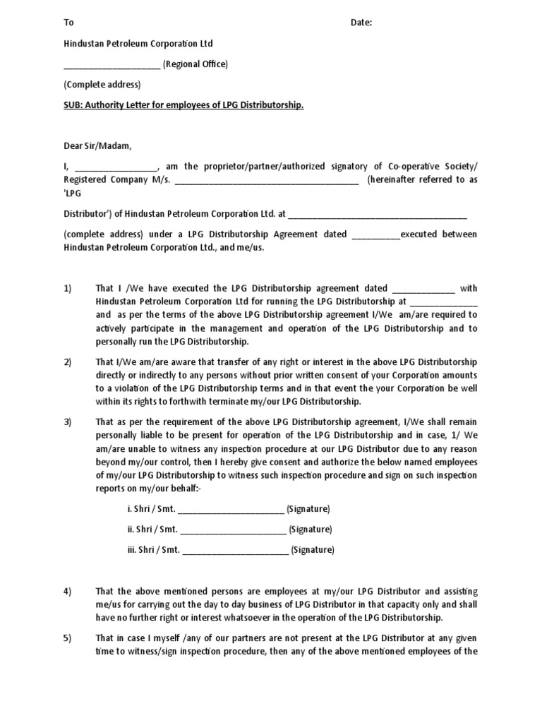 Authorization Letter | PDF | Justice | Crime & Violence