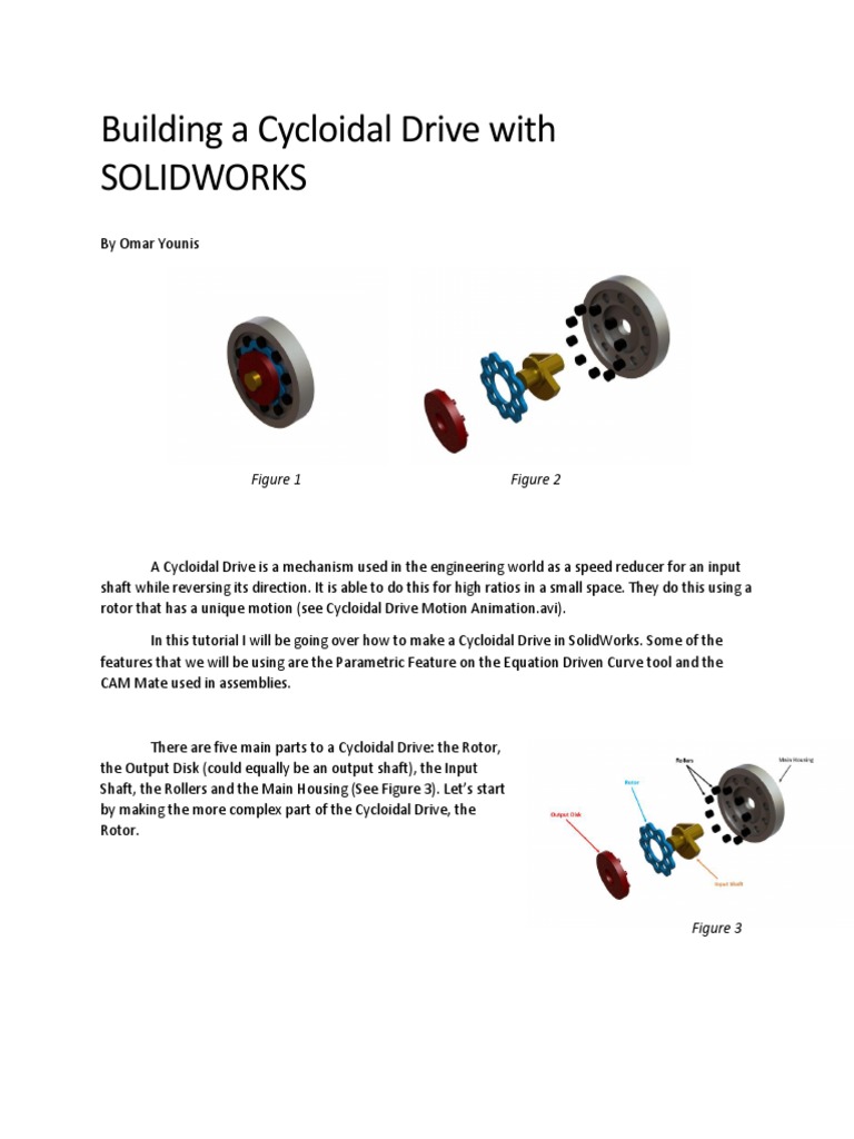 Building A Cycloidal Drive With Solidworks Pdf Equations