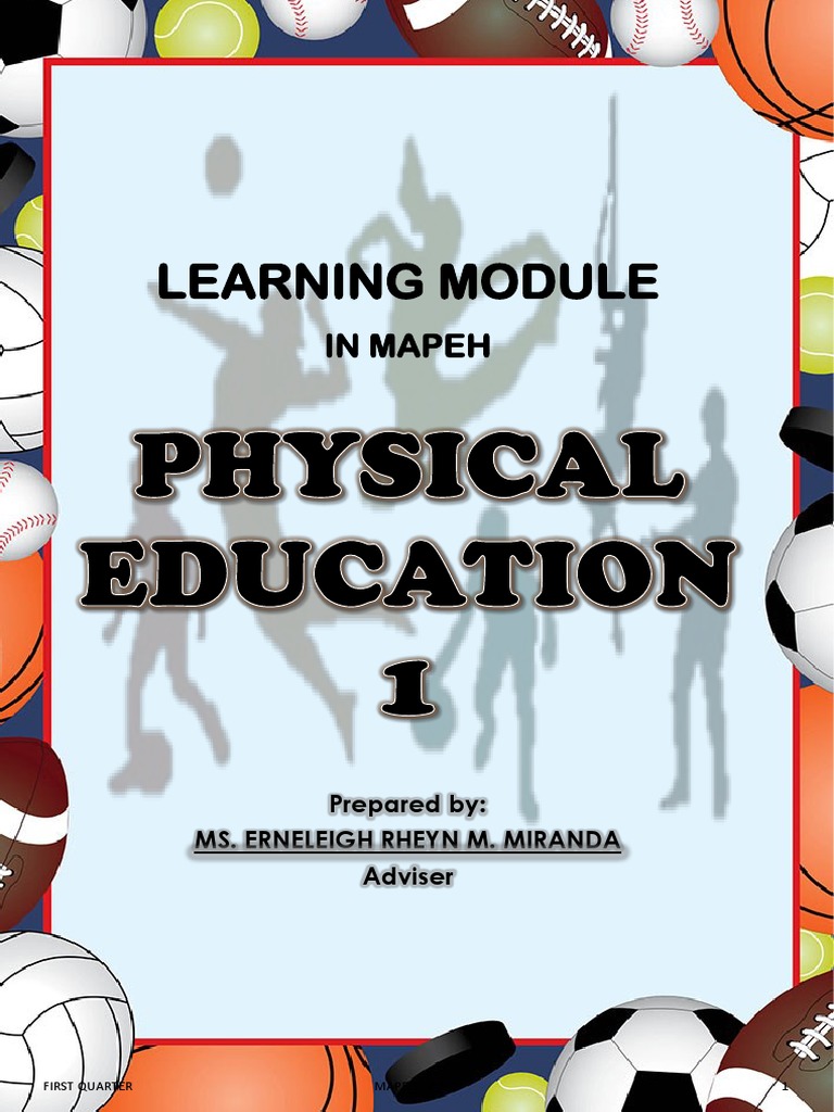 Mapeh - Pe Grade 1 First Grading Module | Download Free PDF | Physical ...