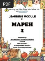 1st QUARTER MODULE GRADE 4 | PDF | Rhythm | Rhythm And Meter