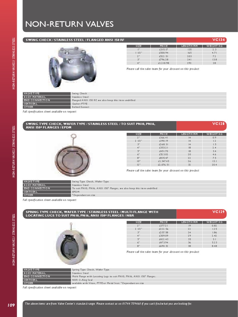 Valve Center Brochure PT 2 | PDF | Valve | Equipment