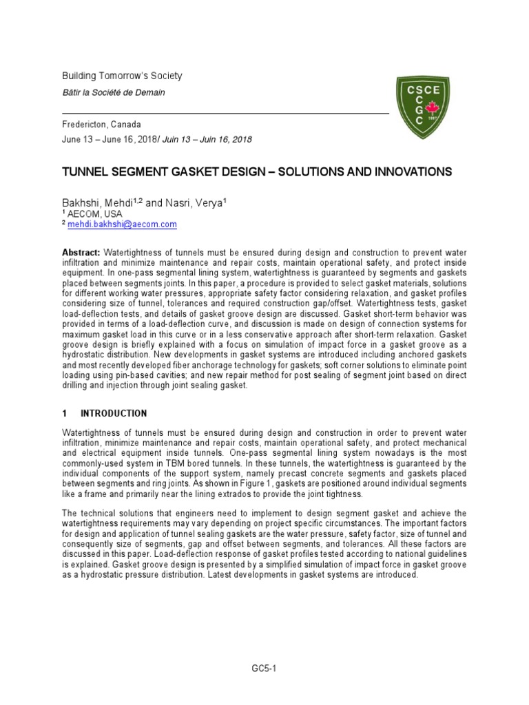 Gasket Design | Download Free PDF | Adhesive | Concrete
