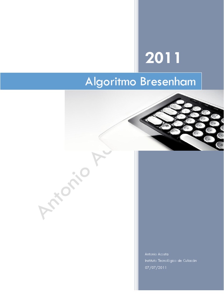 Algoritmo Bresenham para Gráficos | PDF | Algoritmos | C