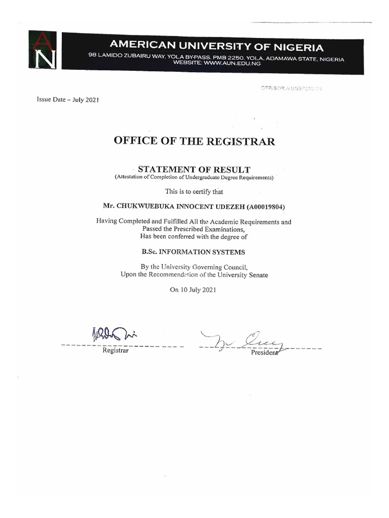 BSC Information Systems | PDF