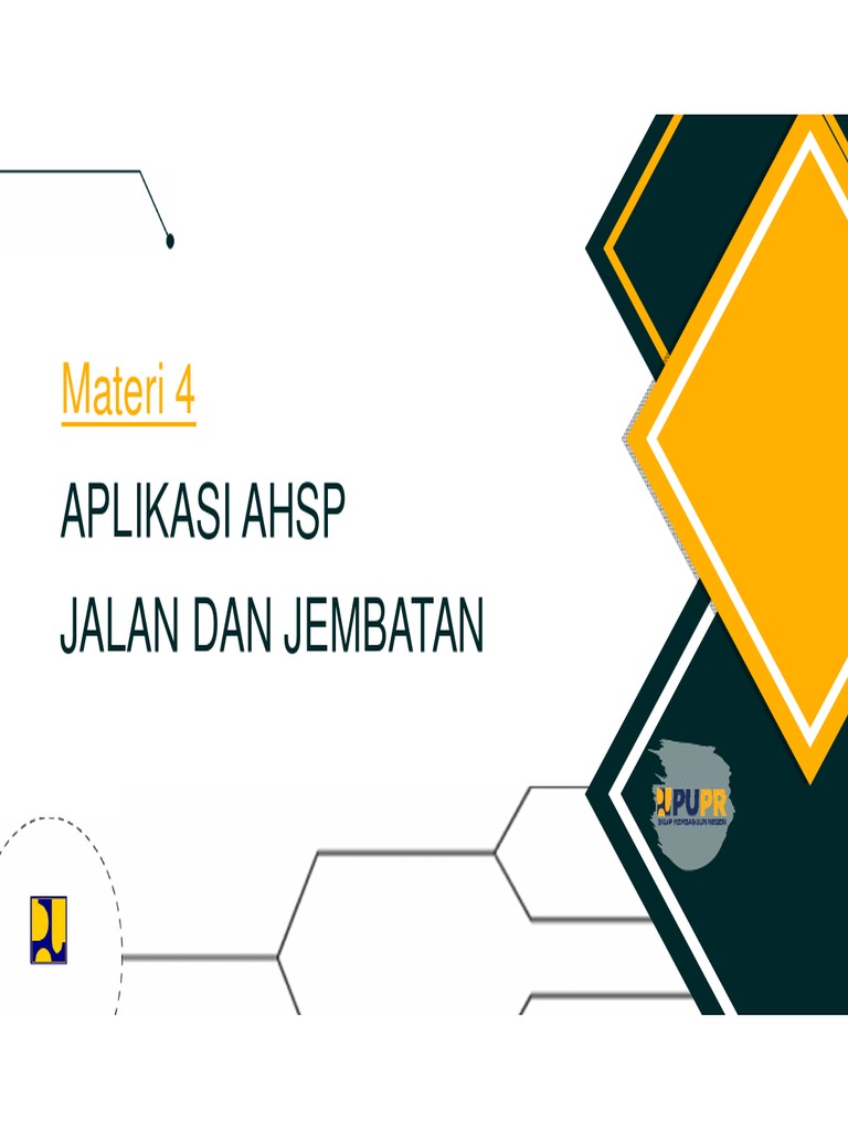 Panduan AHSP Jalan & Jembatan | PDF