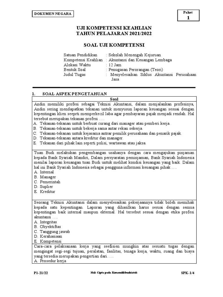 P1-Soal Teori CV RAUN INDONESIA | PDF | Karier & Perkembangan | Bisnis