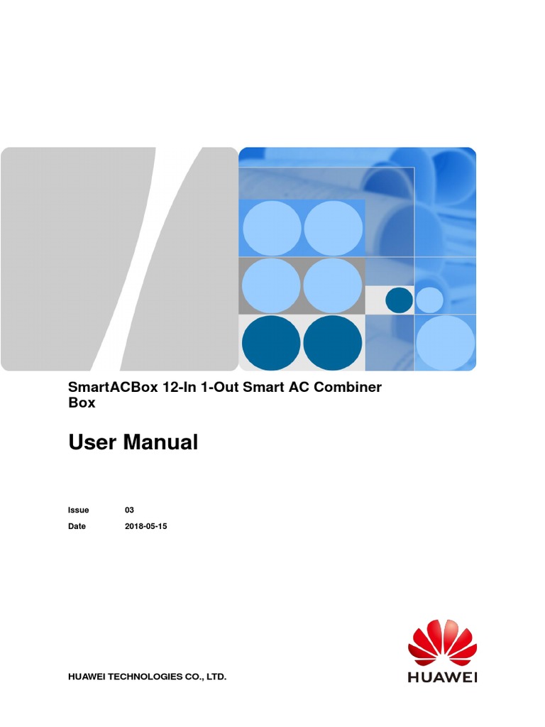 SmartACBox 12-In 1-Out Smart AC Combiner Box User Manual | Download ...