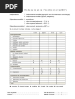 Évaluation de l'équilibre avec l'échelle de Berg | PDF
