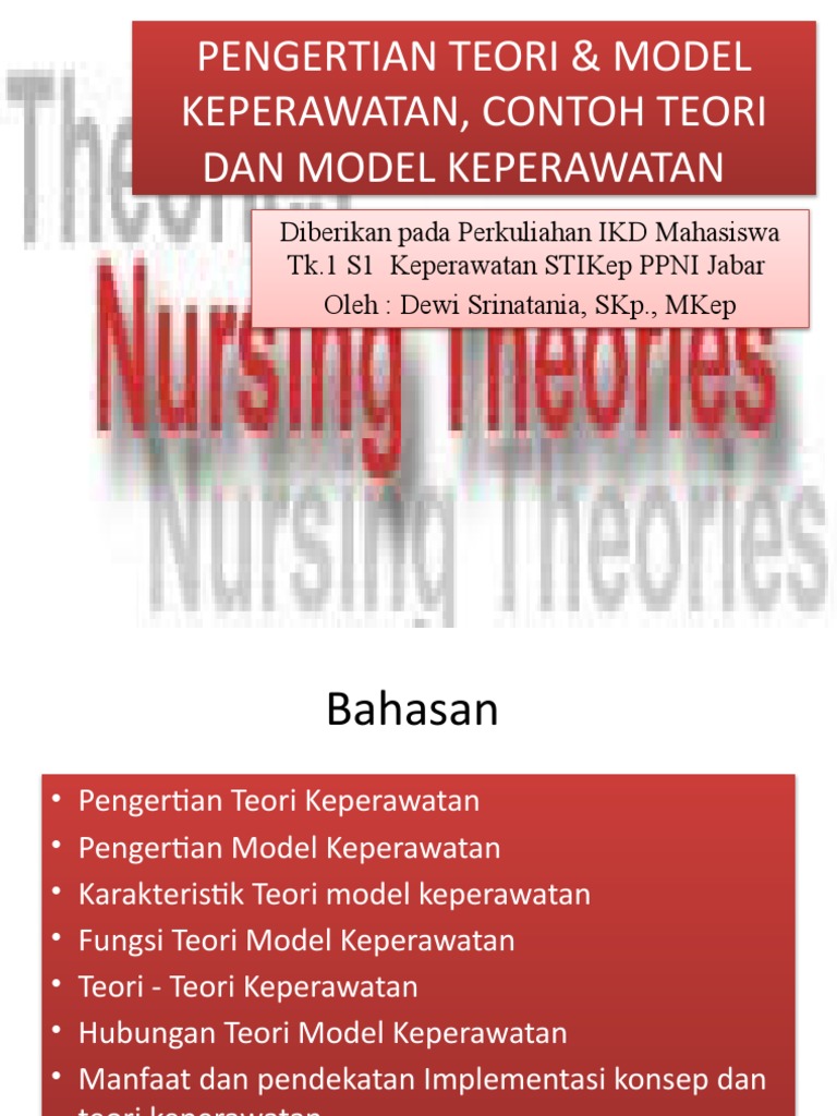 Teori & Model Keperawatan | PDF