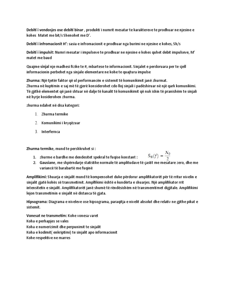 Bazat e Telekomit | PDF