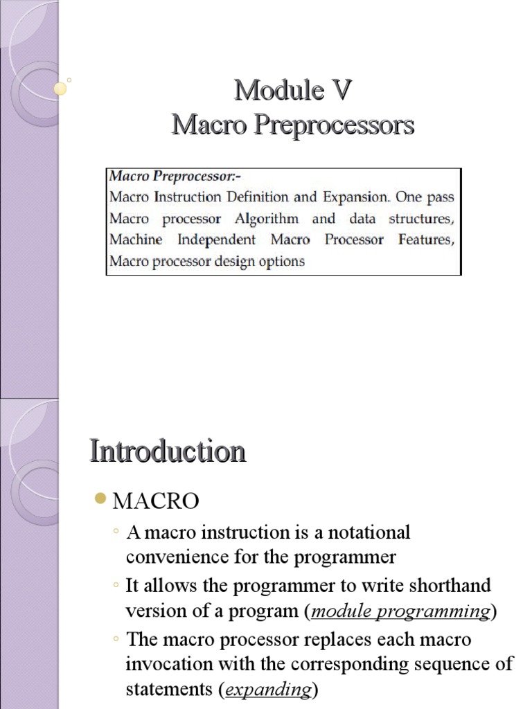 Macro Preprocessors Guide | PDF | Macro (Computer Science) | Parameter ...
