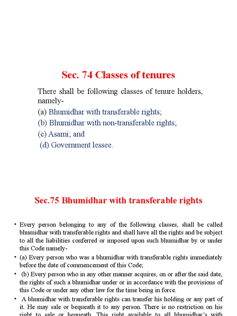 Land Law PPT2 | PDF | Lease | Justice