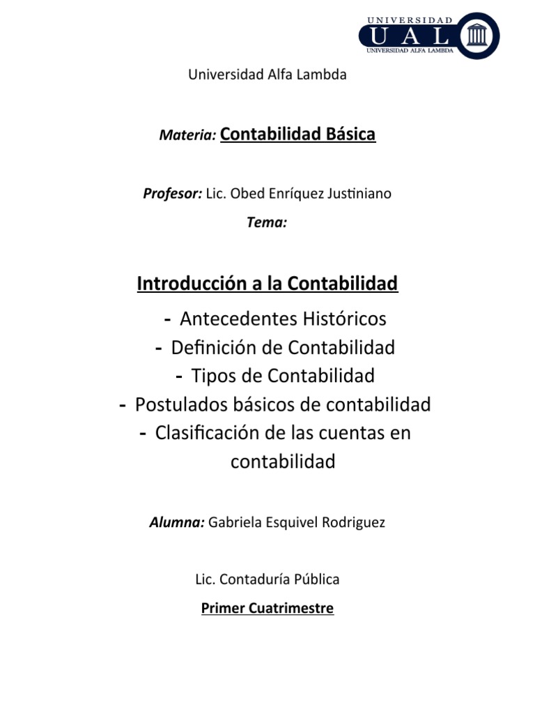 Introduccion A La Contabilidad | PDF | Contabilidad | Contador