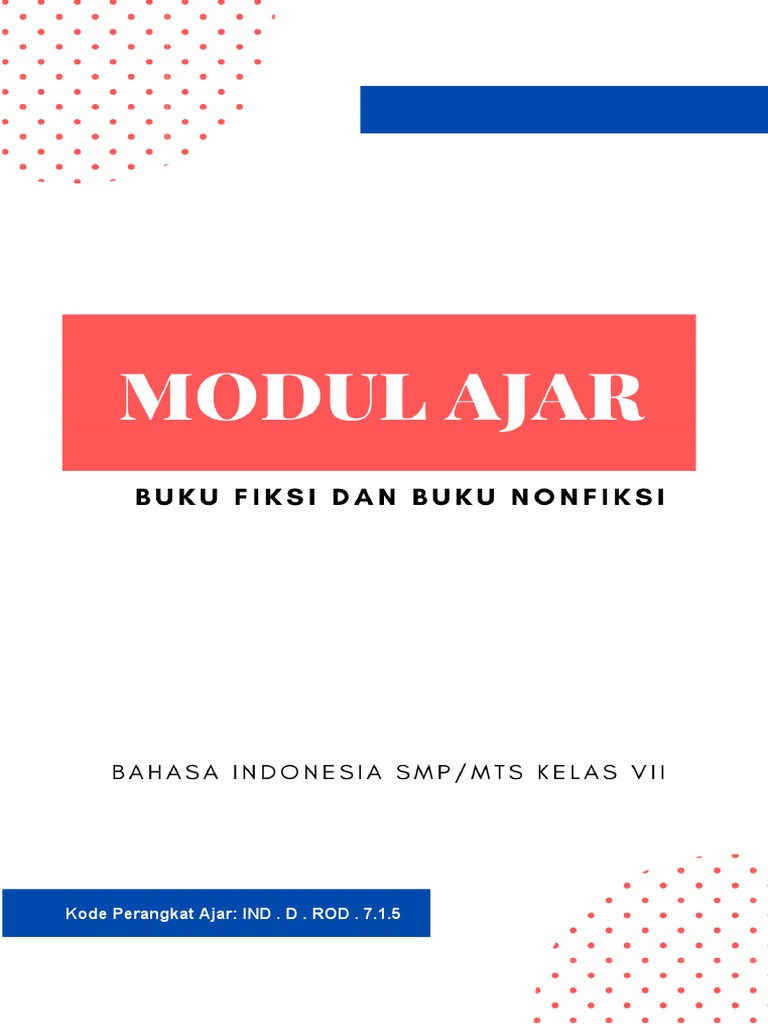 Pembelajaran Buku Fiksi dan Nonfiksi SMP | PDF | Karier & Perkembangan