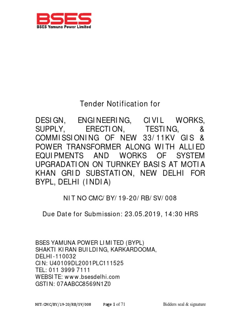 Tender Notification 008 | PDF | Auction | Specification (Technical Standard)