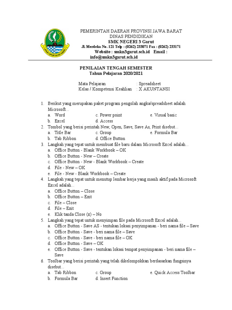 UTS Spreadsheet 2020-2021 | PDF