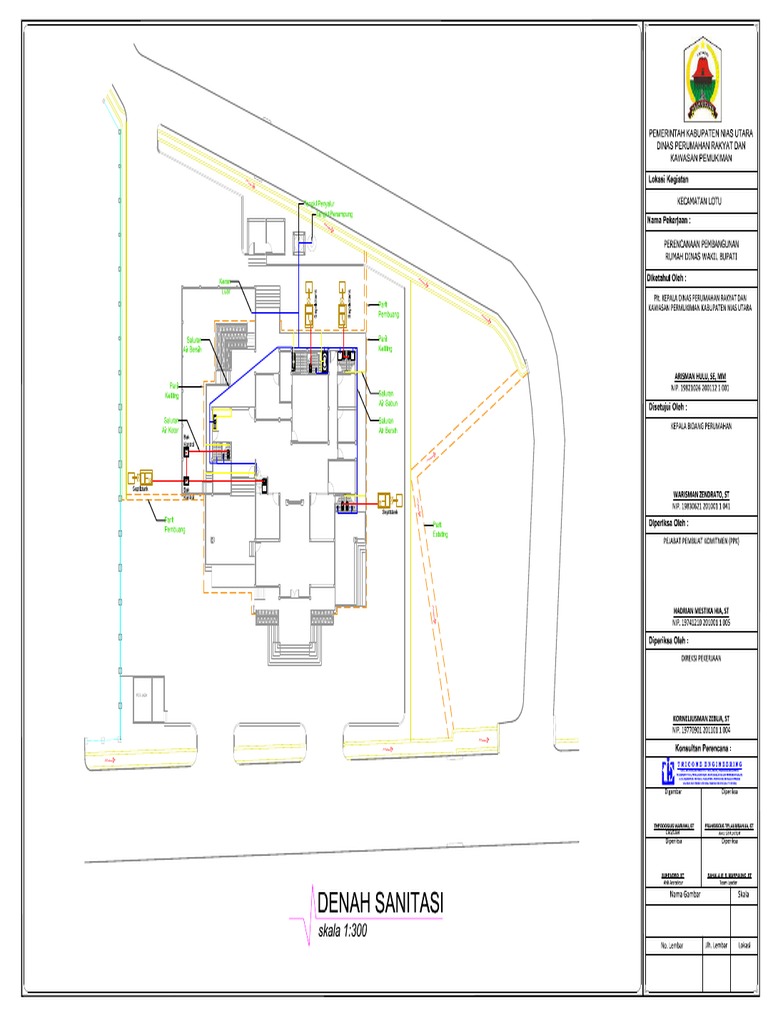 Denah Sanitasi | PDF