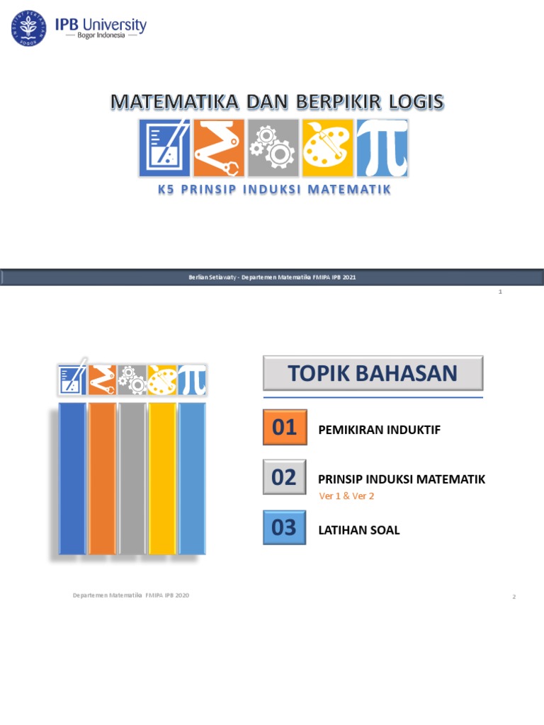 Prinsip Induksi Matematika | PDF | Real Analysis | Mathematical Objects