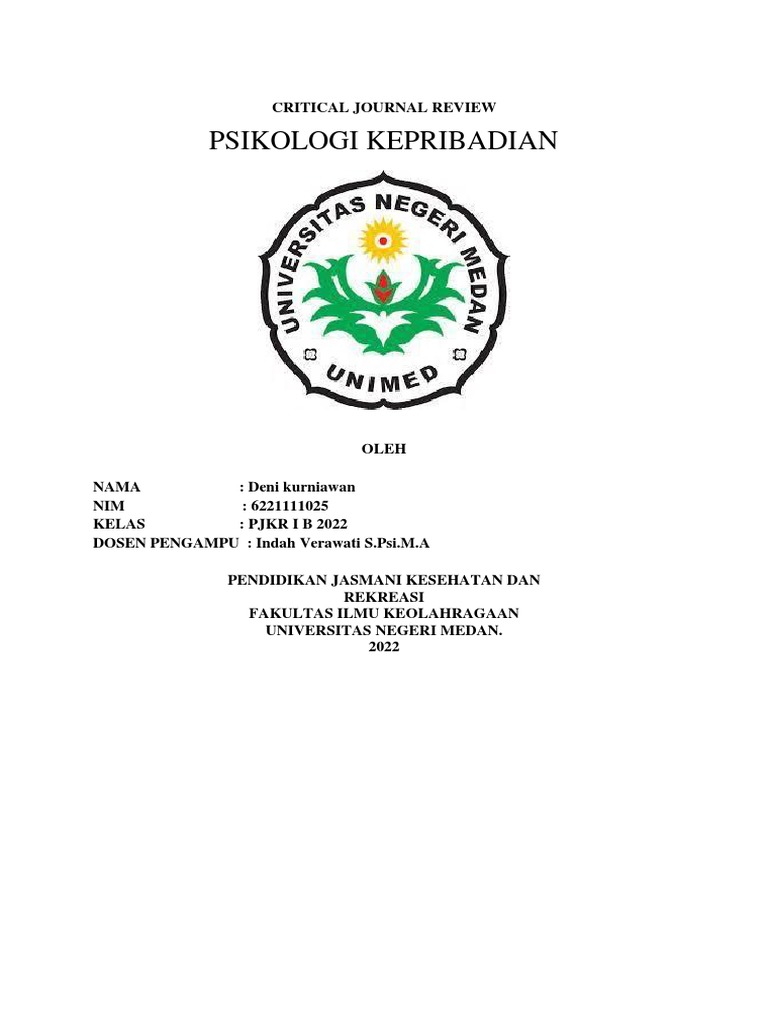 CJR Perkembangan Peserta Didik | PDF