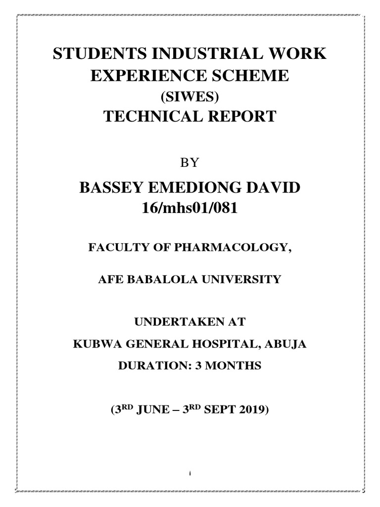 1588574819students Industrial Work | PDF | Pharmacy | Health Care