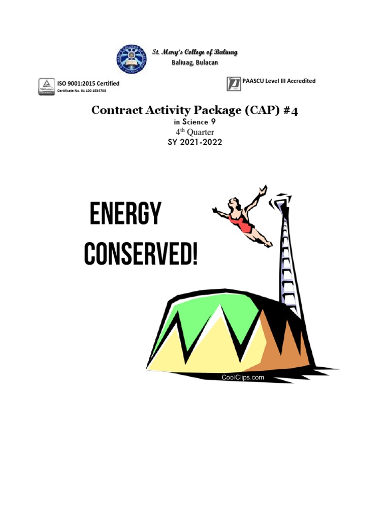 Energy Conservation Activities Guide | PDF | Career & Growth