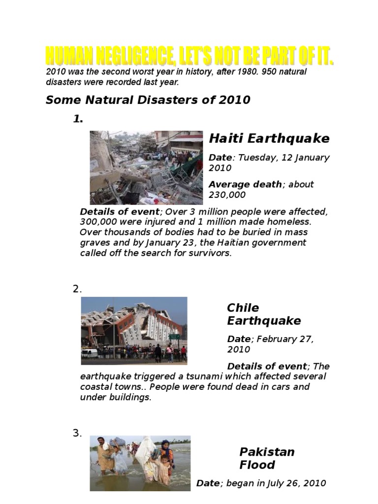 Natural Disasters | PDF
