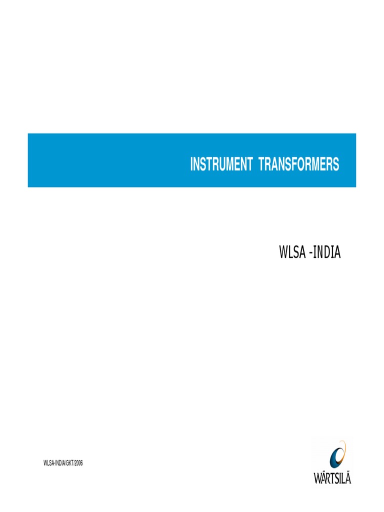 Microsoft PowerPoint INSTRUMENT TRANSFORMER | PDF | Transformer | Capacitor