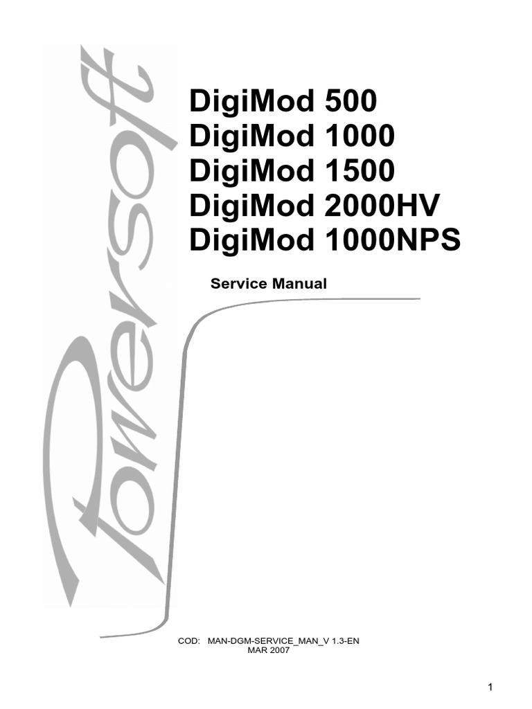 Digimod 500 | PDF | Rectifier | Electronic Circuits
