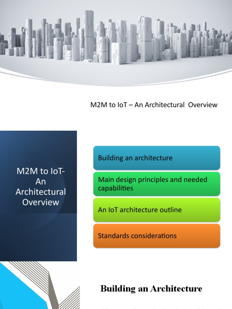 M2M To IoT-An Architectural Overview | PDF | Internet Of Things ...