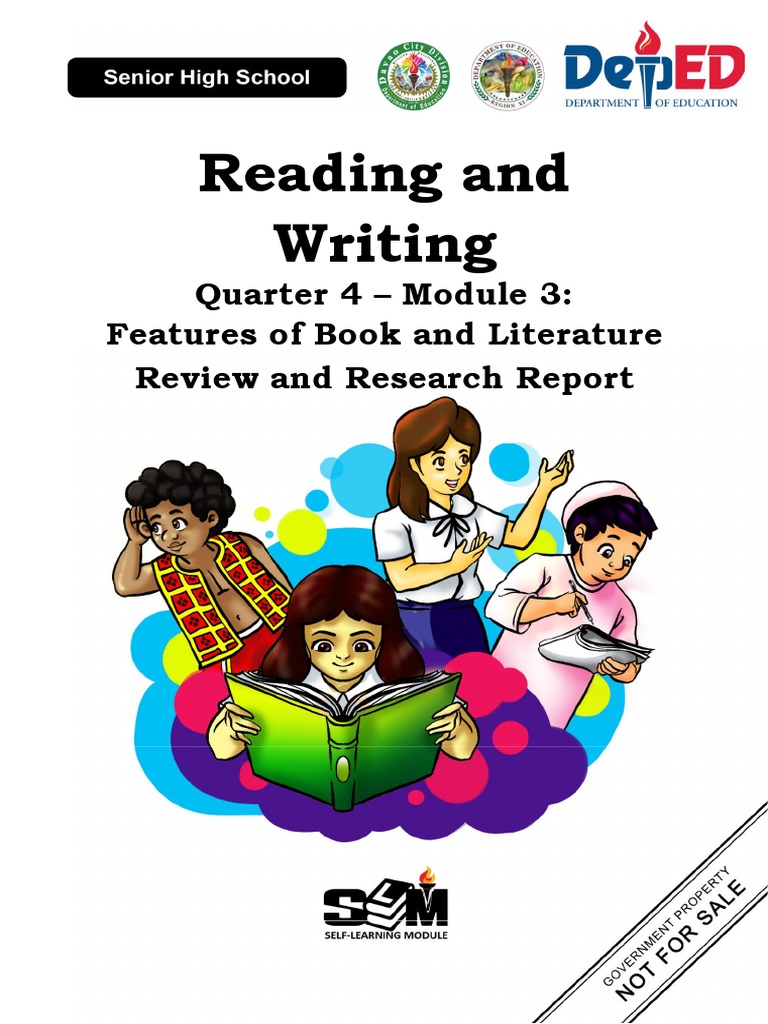 SHS - RWS Q4 Module 3 Features of Book and Literature Review and Research Report | PDF | Books ...