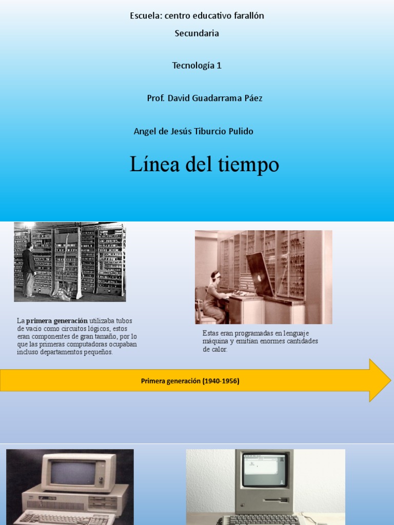 Generaciones de Computadoras | PDF | Hardware de la computadora ...