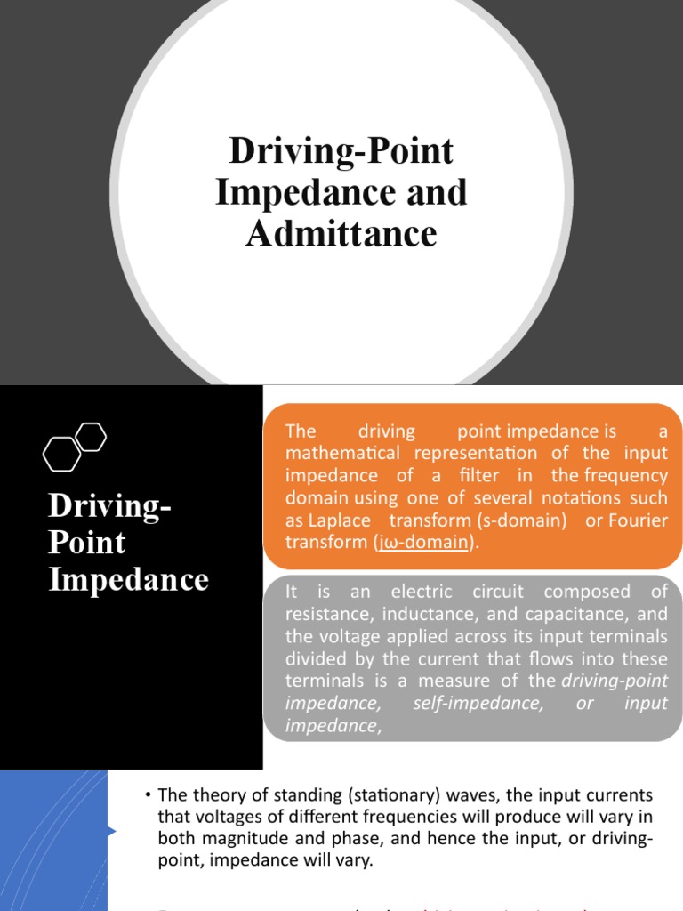 Driving Point Impedance Pdf Electrical Impedance Laplace Transform