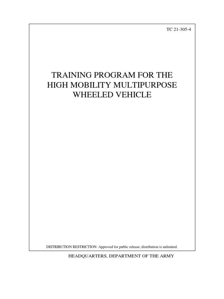 HMMWV Driver Training