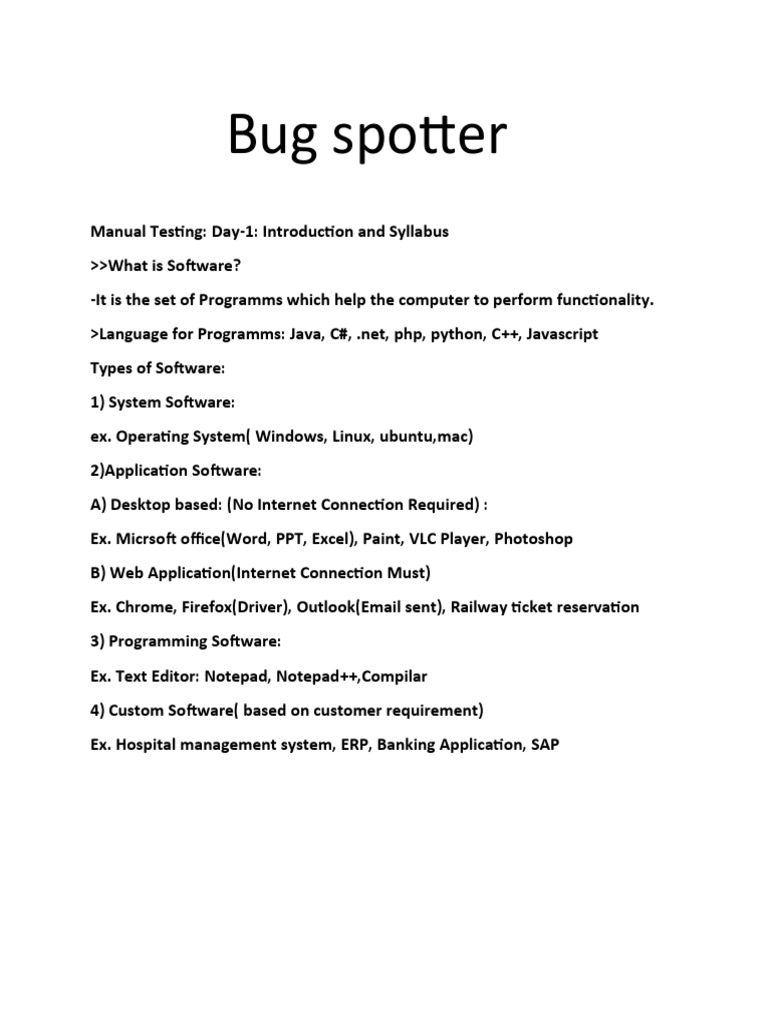 Bug Spotter (AutoRecovered) | PDF | Software Testing | Scrum (Software ...