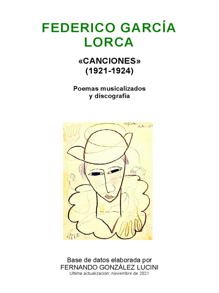 Lorca. Canciones PDF | PDF | Federico García Lorca