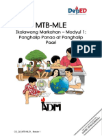 FILIPINO 1 Q4 Module 8 | PDF