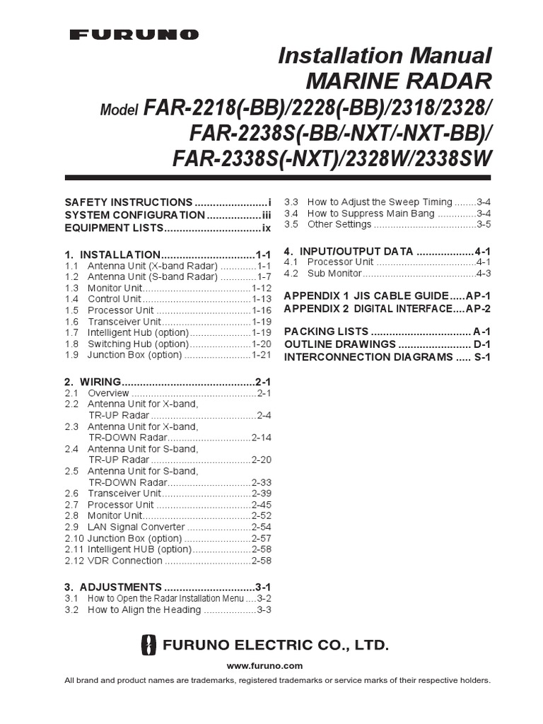 Furuno Radar | PDF | Radio | Radar