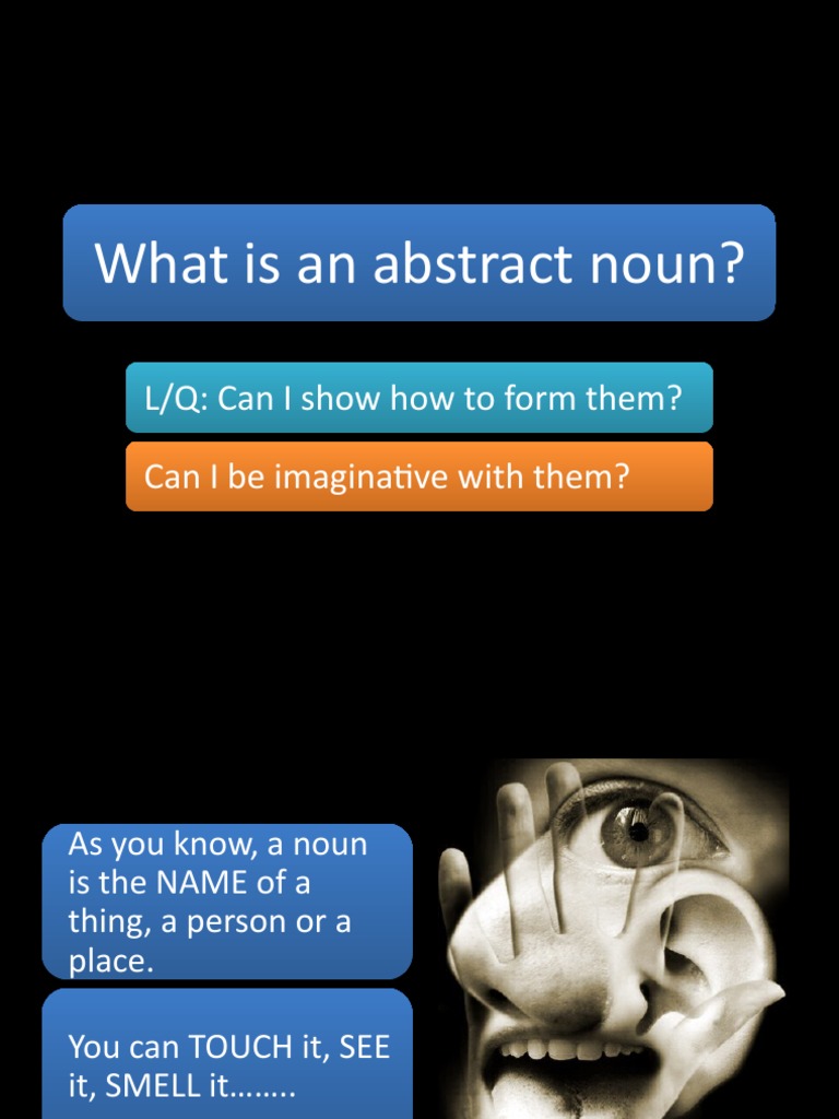 Understanding Abstract Nouns | PDF