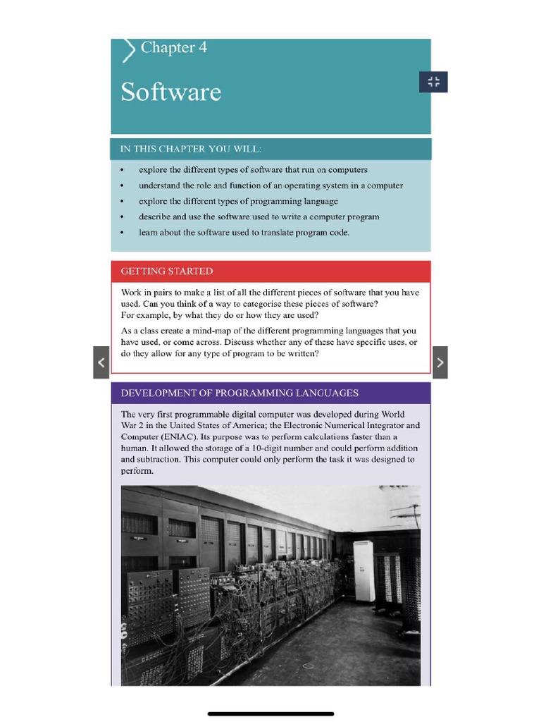 Chapter 4 Software | PDF