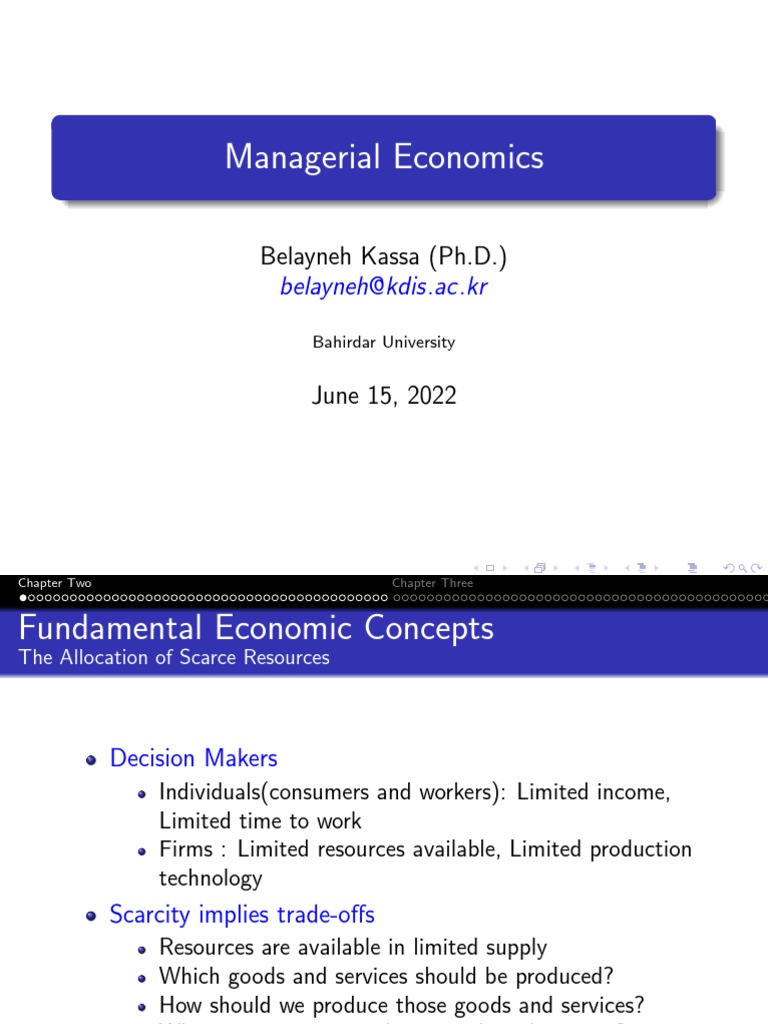 Managerial Economics | PDF | Supply And Demand | Supply (Economics)