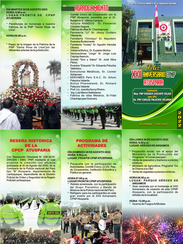 Triptico OK | PDF | Perú | América del Sur