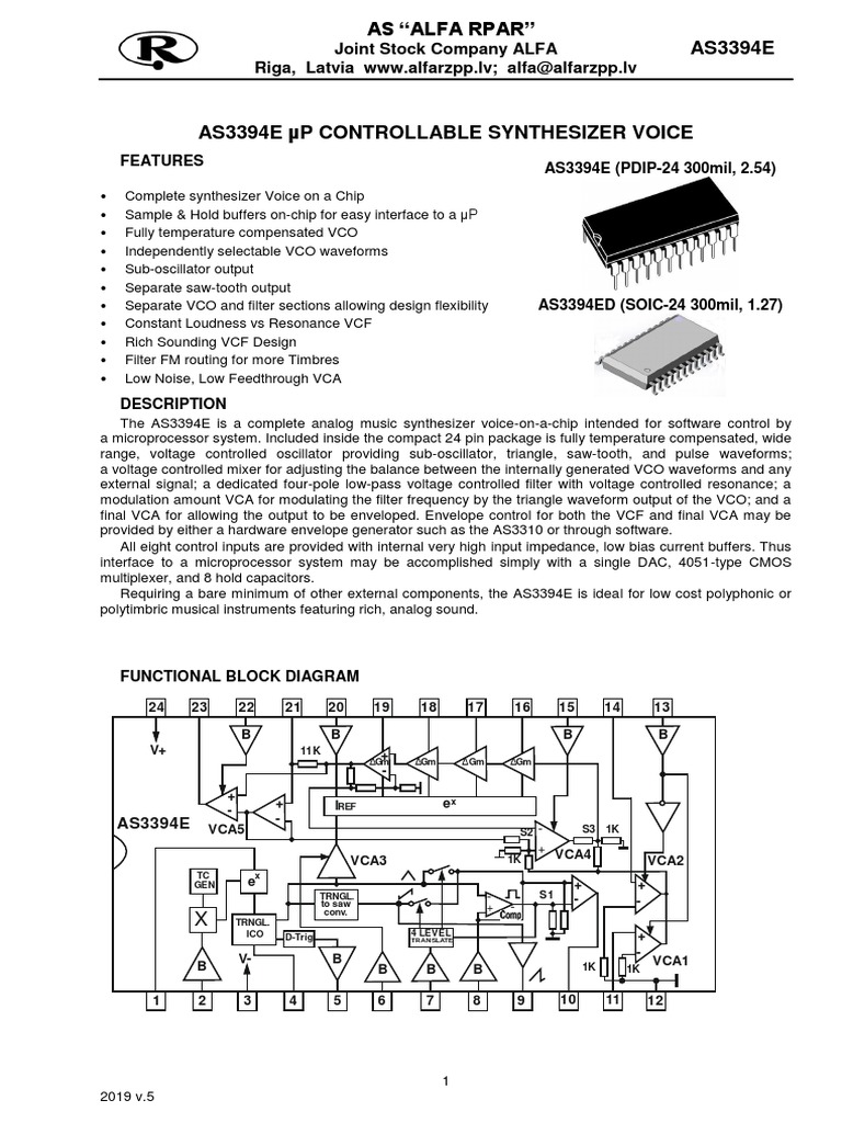 Alfa Rpar As3394 | PDF | Resonance | Resistor