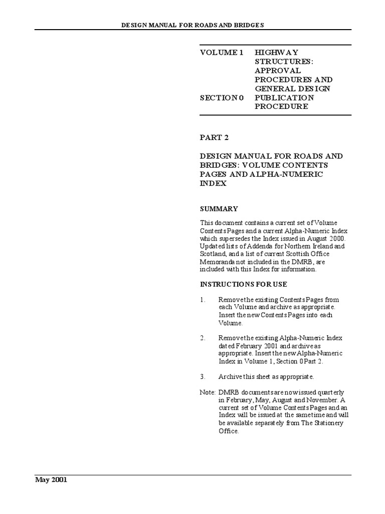 DMBR Vol1 0 2 | PDF | Road | Traffic