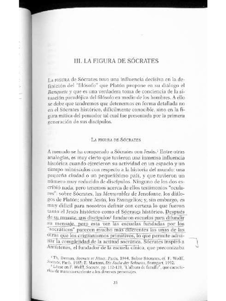 Hadot La Figura de Socrates (35-51) | PDF